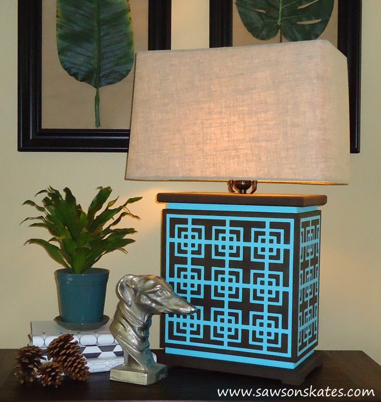 How to: Stencil a Designer Lamp with Cutting Edge Stencils