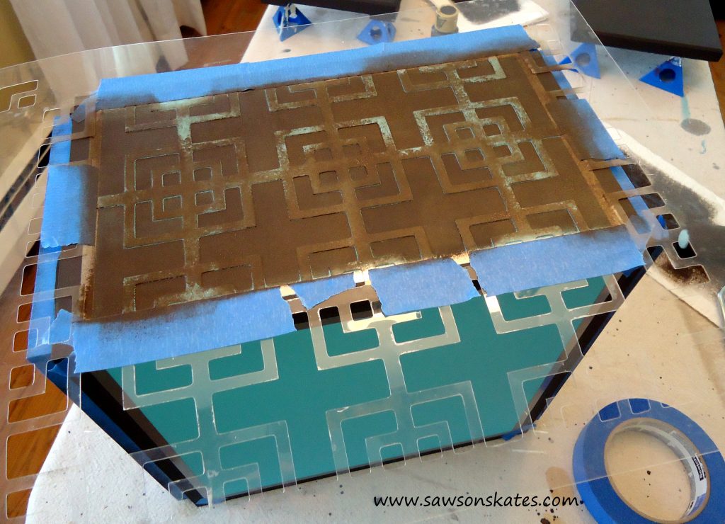 How to: Stencil a Designer Lamp with Cutting Edge Stencils