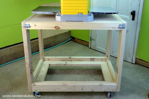 DIY Flip Top Workbench Cart (Free Plans) | Saws on Skates®
