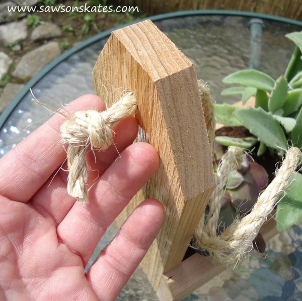 DIY Rustic Tool Caddy Planter