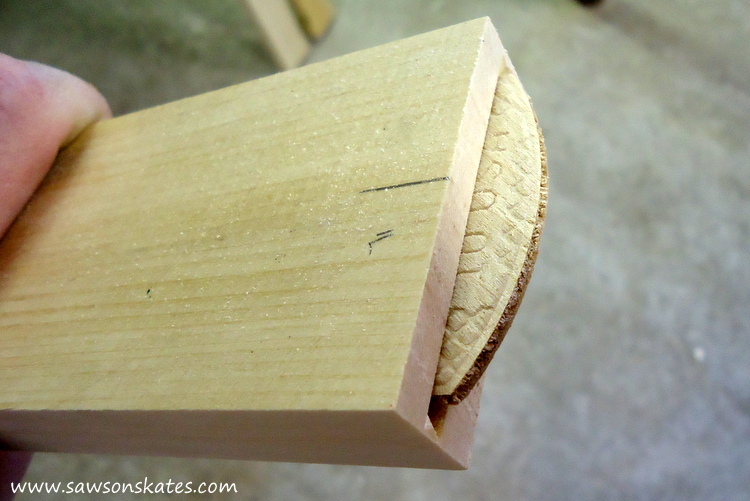 diy wood window biscuit installed - Saws on Skates