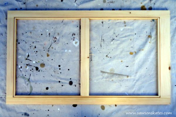 diy wood window completed frame - Saws on Skates