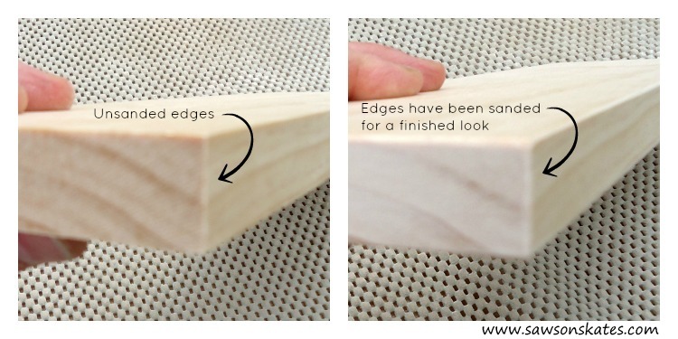 how to sand edge comparison - Saws on Skates