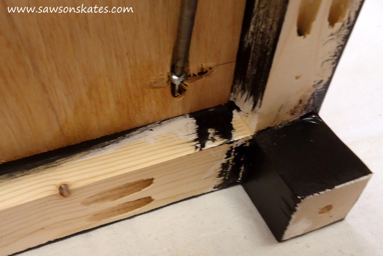 diy bar cart install bottom 2 - Saws on Skates