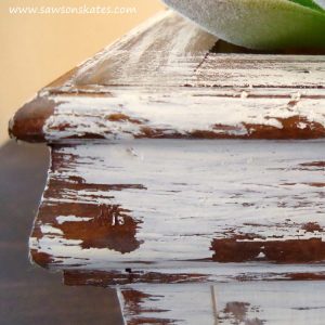 DIY Chippy Paint Look Without Sanding