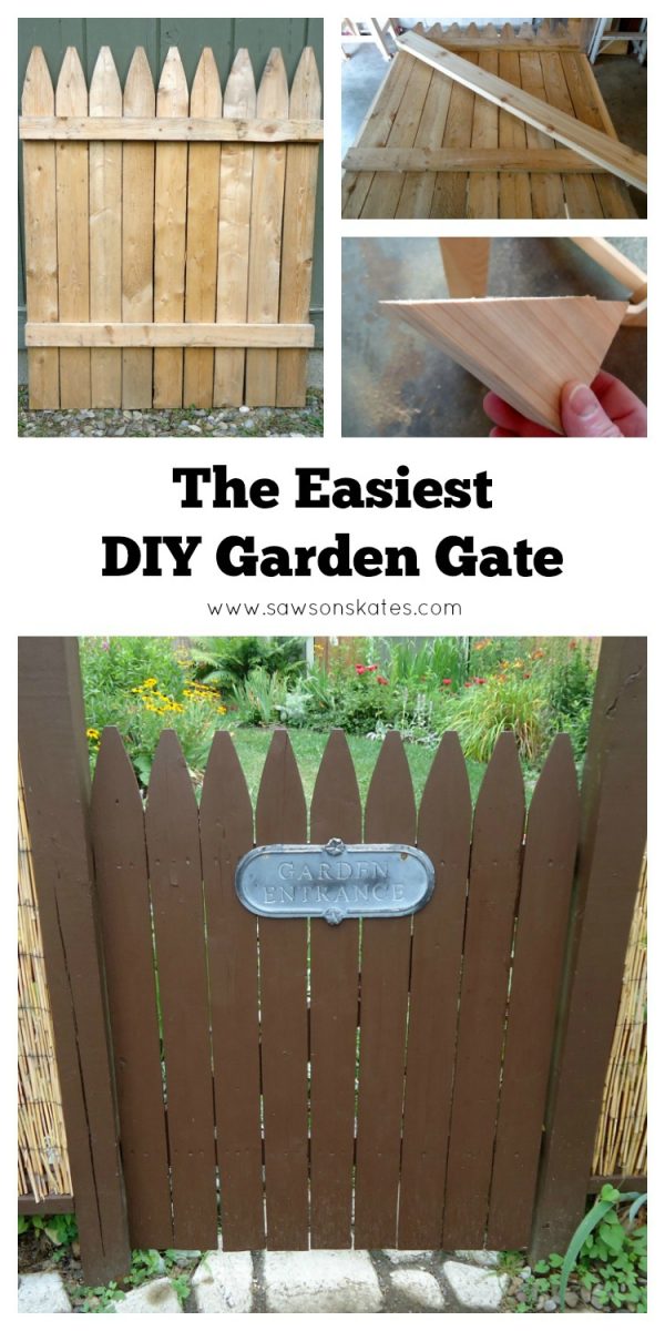 DIY Rustic Garden Gate