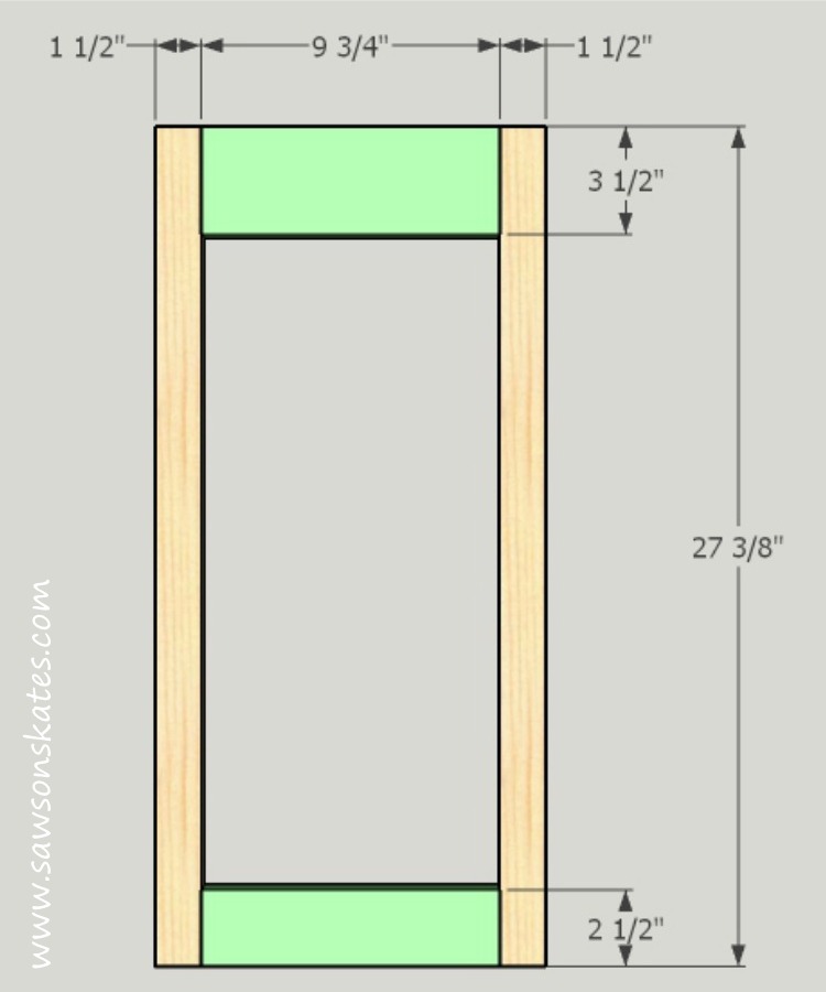 diy-kitty-litter-cabinet-side-sub-frame - Saws on Skates