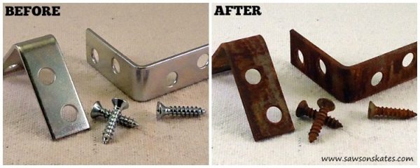 The Easiest Way to Age Metal EVER!