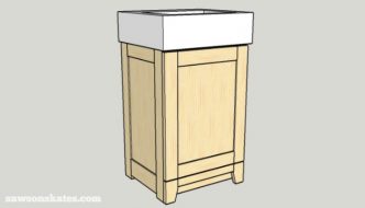 DIY Classic Style Shaker Bathroom Vanity