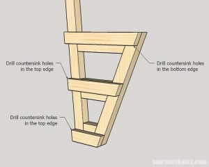 How to Make a DIY Ladder Chair (Step-by-Step Plans) | Saws on Skates®