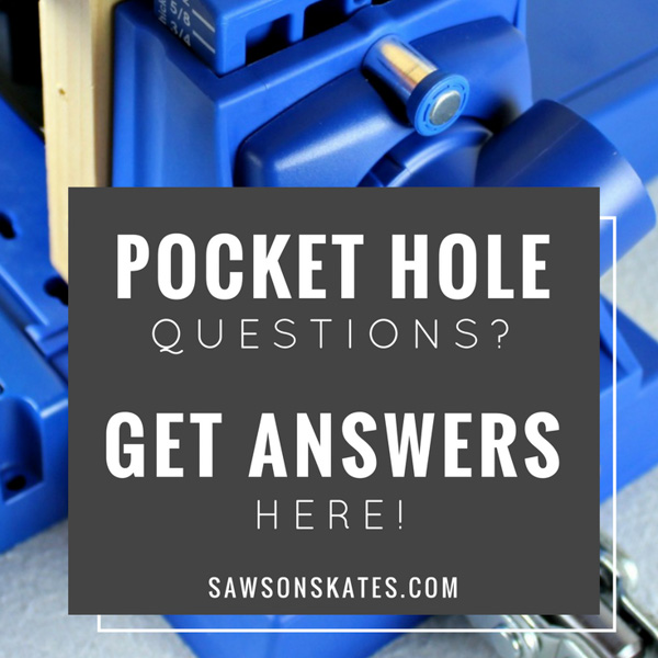 Pocket Hole Questions? - Saws on Skates
