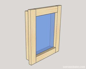 Easy DIY Picture Frame (Without Complicated Cuts) | Saws on Skates®