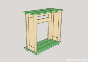 DIY Electric Fireplace TV Stand (Free Plans) | Saws on Skates®