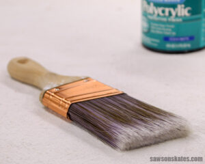 How to Apply Polycrylic (No Streaks or Brush Strokes) | Saws on Skates®