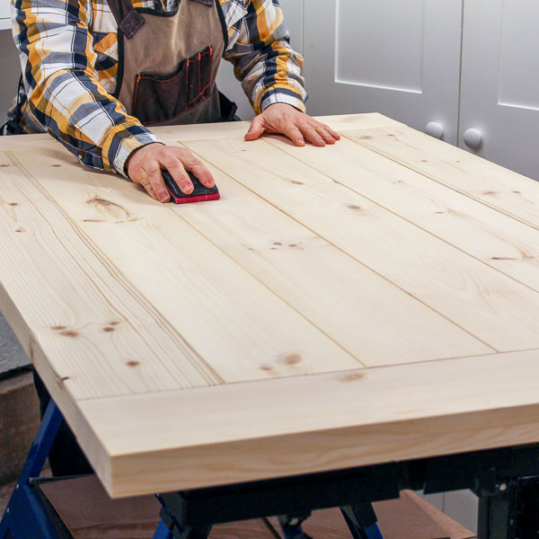 DIY Farmhouse Table Top The Right Way Saws On Skates 