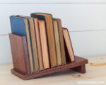DIY Tabletop Book Rack Plans (Easy + Only 4 Screws) | Saws on Skates®