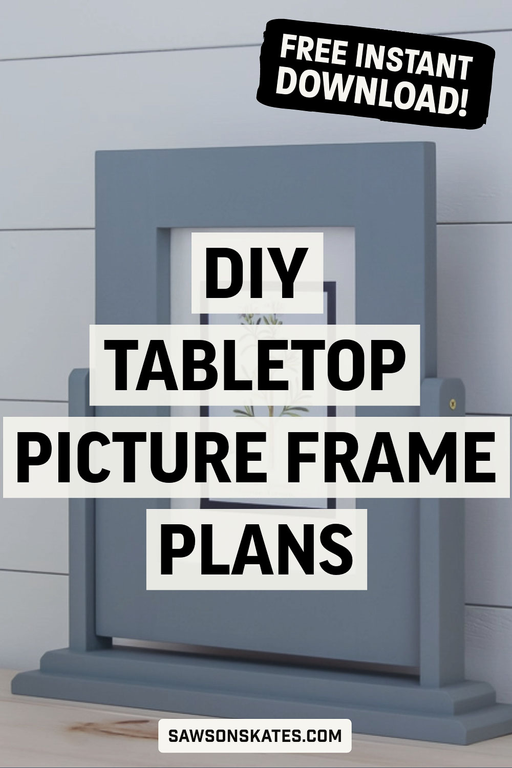 DIY Tabletop Picture Frame (Art Deco Inspired) | Saws on Skates®