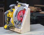 DIY Tabletop Circular Saw Storage Holder | Saws on Skates