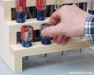 DIY Screwdriver Holder (Easy-to-Make Organizer) | Saws on Skates®