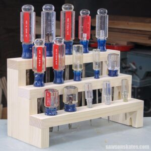DIY Screwdriver Holder (Easy-to-Make Organizer) | Saws on Skates®
