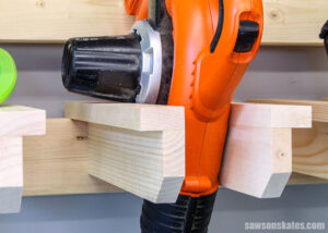 DIY Yard Tool Rack (Wall-Mounted for Garage + Shed) | Saws on Skates®