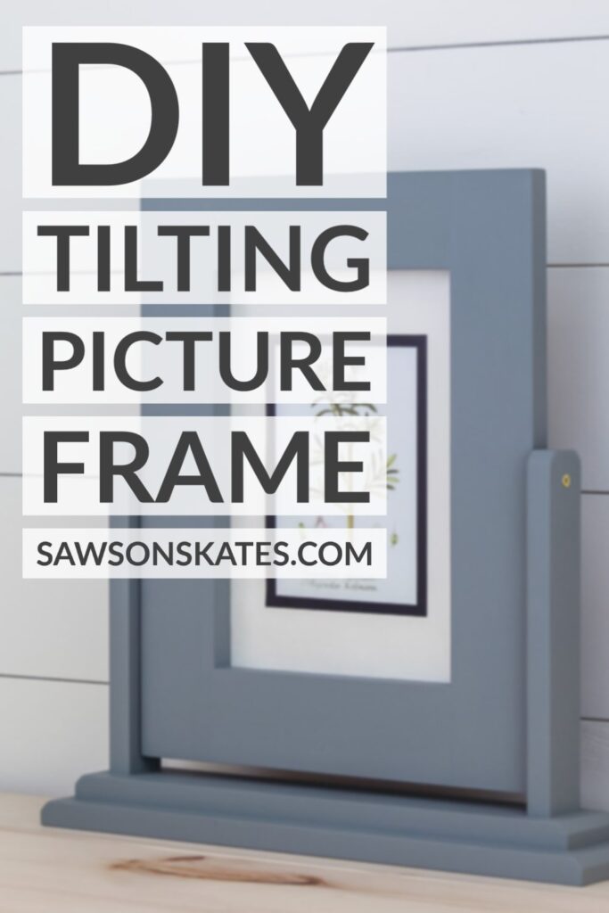 DIY Tilting Wood Frame (Simple + Creative) | Saws on Skates®