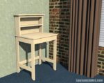 DIY Writing Desk With Storage (Easy & Functional) | Saws on Skates®