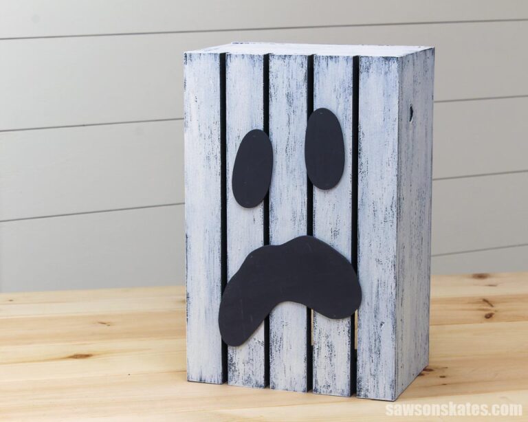 DIY Spooky Ghost Lantern (Includes Pattern) | Saws on Skates®