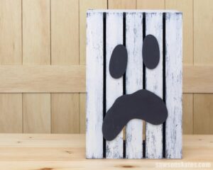 DIY Spooky Ghost Lantern (Includes Pattern) | Saws on Skates®