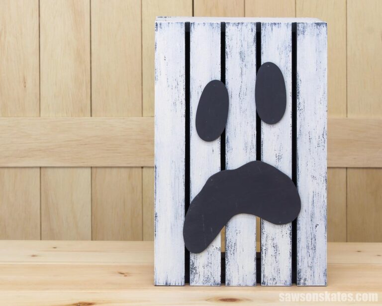 DIY Spooky Ghost Lantern (Includes Pattern) | Saws on Skates®