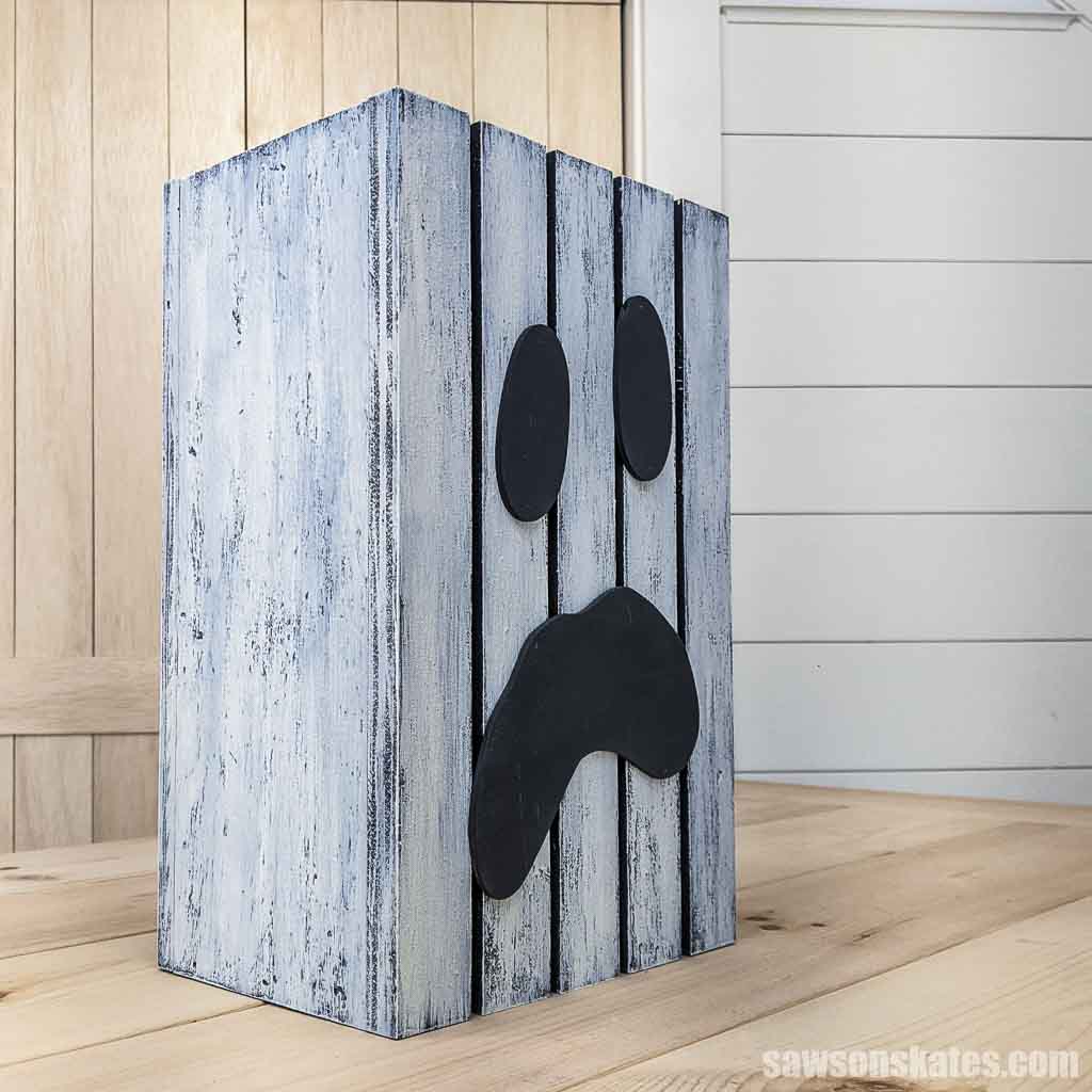 DIY Spooky Ghost Lantern (Includes Pattern) | Saws on Skates®