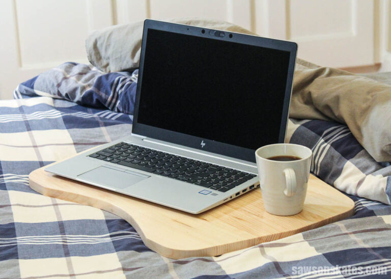 DIY Lap Desk (Simple, Easy & Only 1 Board!) | Saws on Skates®