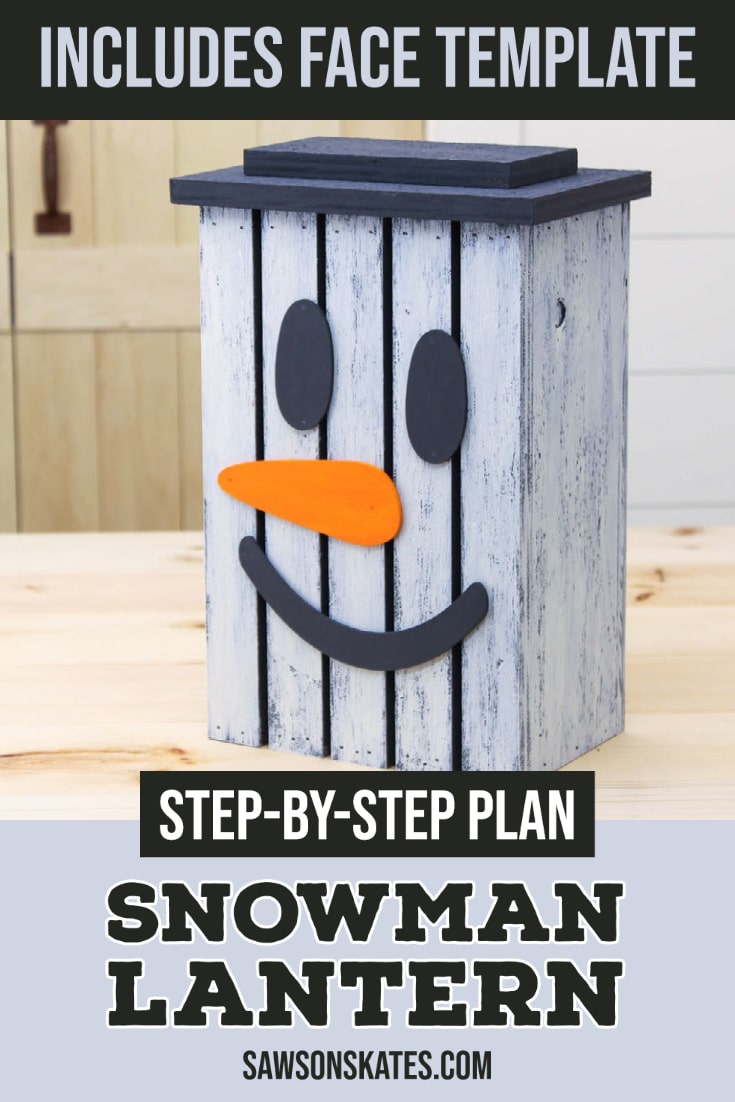 DIY Snowman Lantern (Fun, Festive, Winter Project) | Saws on Skates®