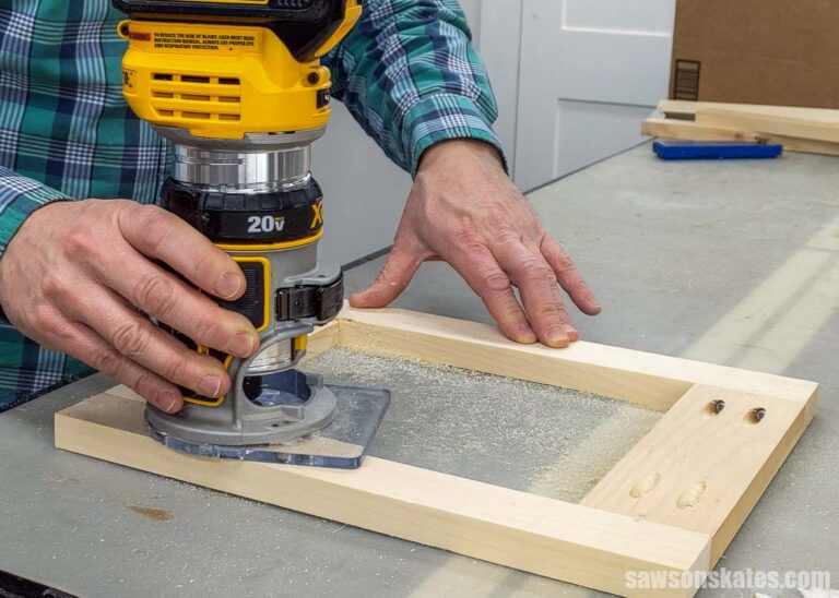DIY Picture Frame with Shelf (4 Easy Steps) | Saws on Skates®