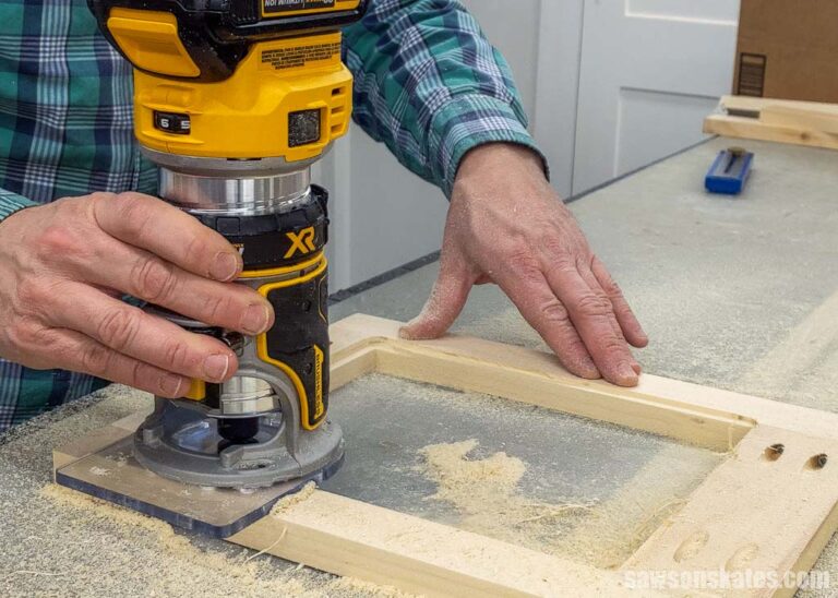 DIY Picture Frame with Shelf (4 Easy Steps) | Saws on Skates®