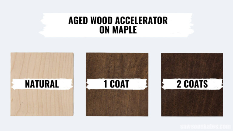Varathane Aged Wood Accelerator (Review & 5 Woods Tested) | Saws on Skates®
