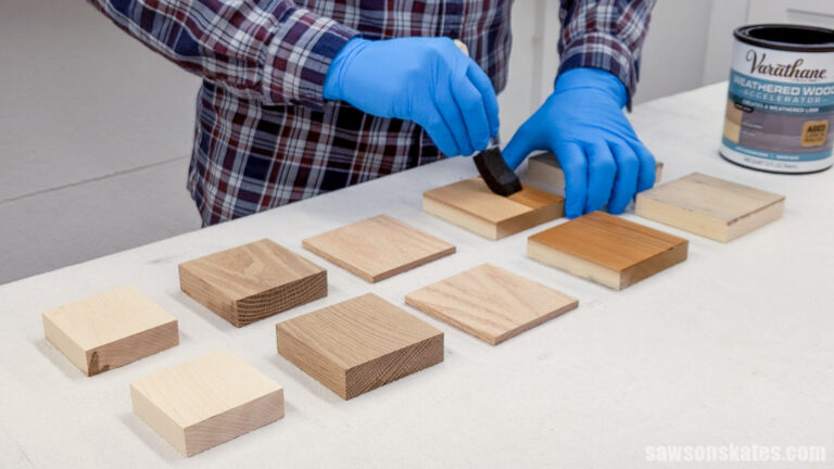 Varathane Aged Wood Accelerator (Review & 5 Woods Tested) | Saws on Skates®