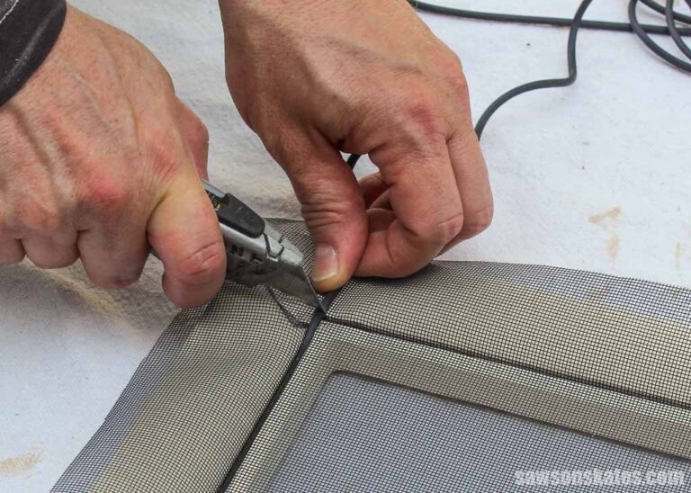 How to Replace Window Screen Mesh (Easier Than You Think) | Saws on Skates®