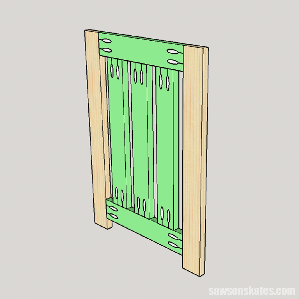 DIY Freestanding Dog Gate (3 Easy Steps) | Saws on Skates®