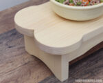 Easy DIY Dog Bowl Stand (Bone-Shaped!) | Saws on Skates®
