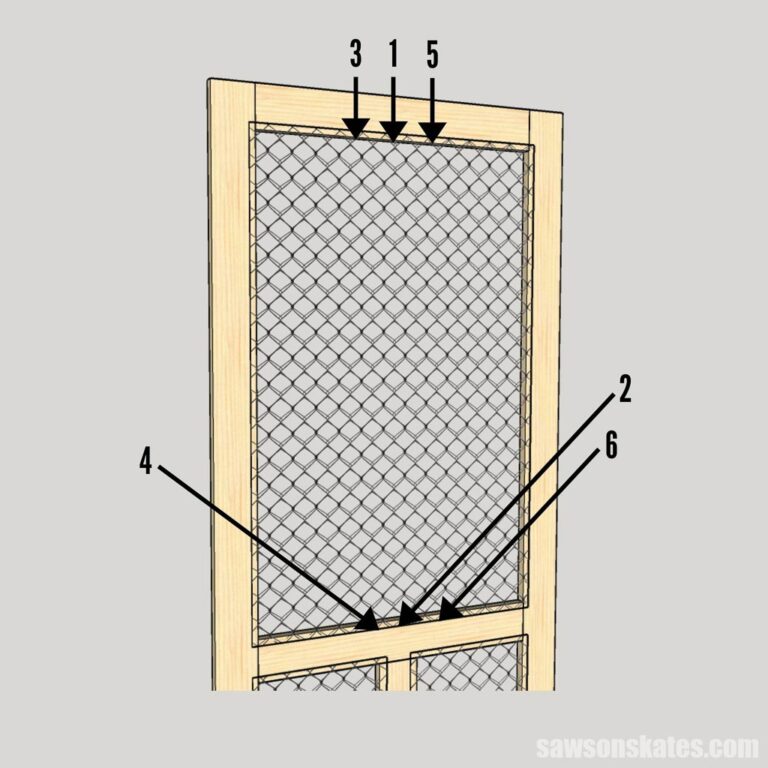 Easy DIY Wood Screen Door (Step-by-Step Plans) | Saws on Skates®