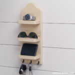 DIY Key Holder With Shelves (Pattern Included) | Saws on Skates®