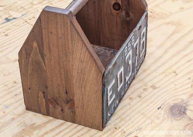 DIY Wooden Tool Tote (Rustic & Versatile) | Saws on Skates®