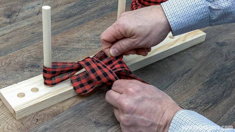 DIY Wooden Dowel Bow Maker (Perfect Bows Every Time) | Saws on Skates®