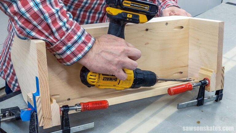DIY Wooden Toolbox with Drawer (Simple & Sturdy) | Saws on Skates®