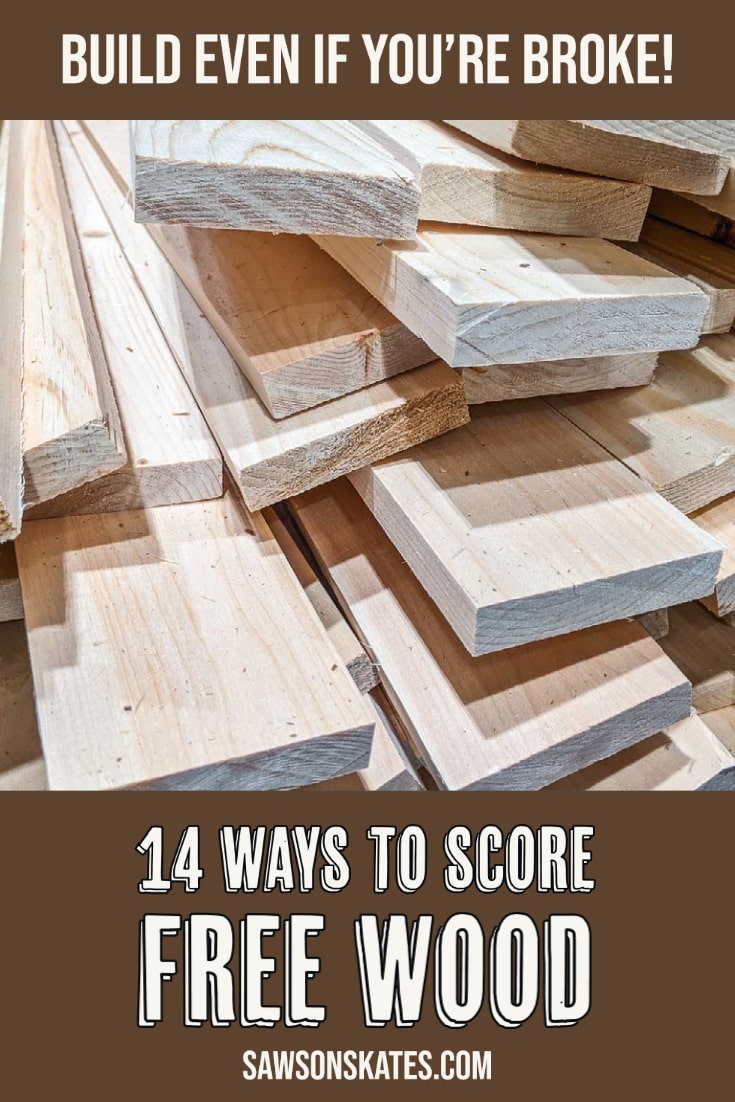 14 Ways to Score Free Wood (Build Even if You're Broke!) | Saws on Skates®