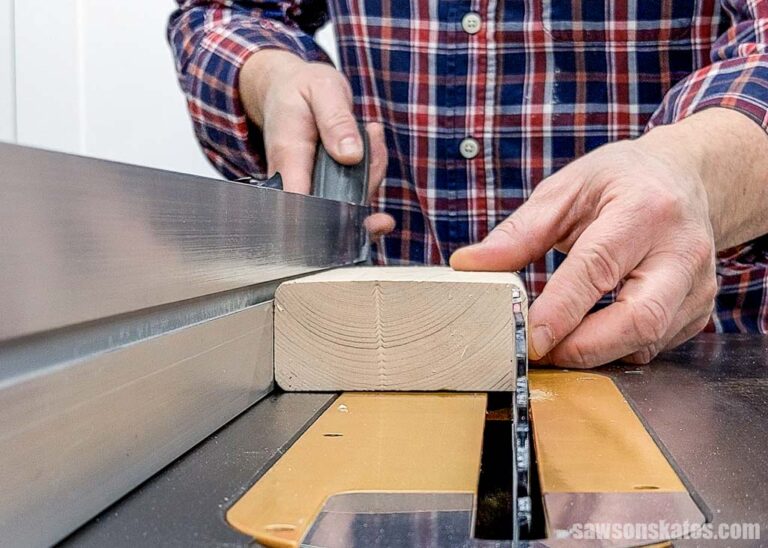 How to Cut 2×4s Lengthwise (With a Table Saw) | Saws on Skates®