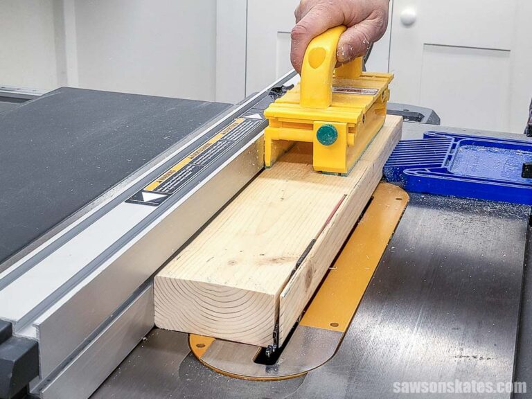 How to Cut 2×4s Lengthwise (With a Table Saw) | Saws on Skates®