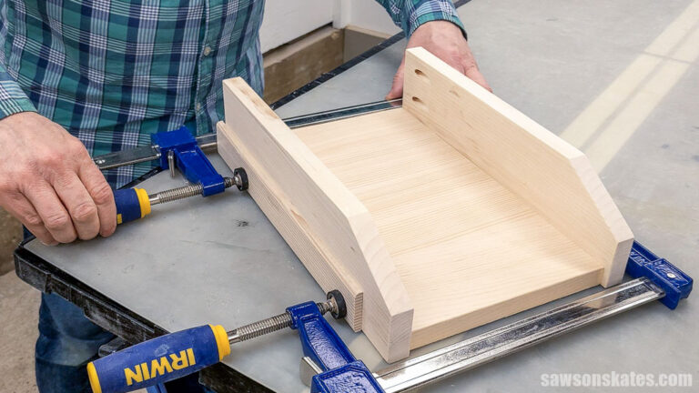 DIY Wall-Mounted Key Cabinet (Simple and Rustic) | Saws on Skates®