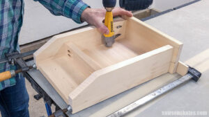 DIY Wall-Mounted Key Cabinet (Simple and Rustic) | Saws on Skates®